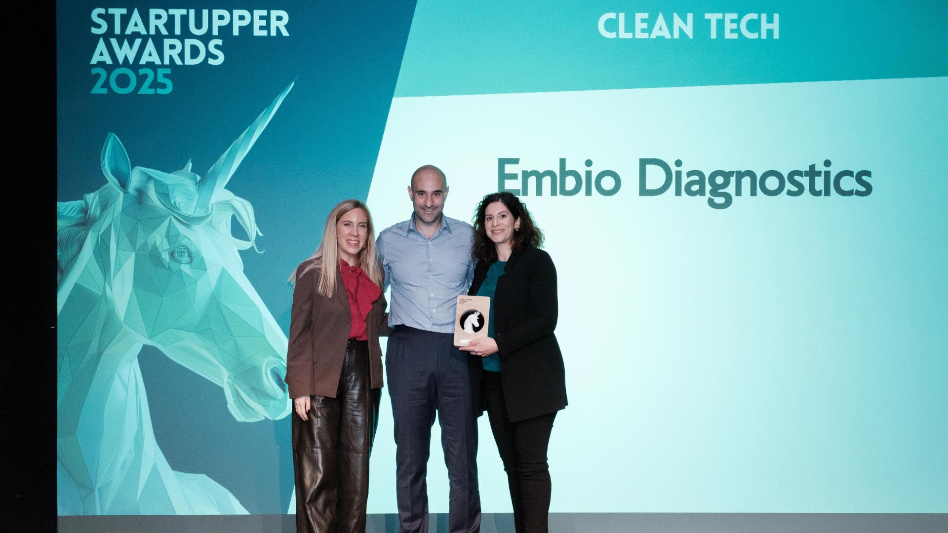 “Startupper Awards 2025” : Νικήτρια στην κατηγορία CleanTech η Embio ...